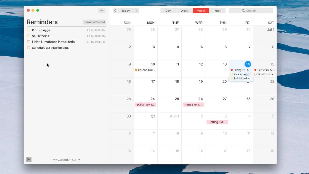 Quattro tra le migliori app Calendario per Mac